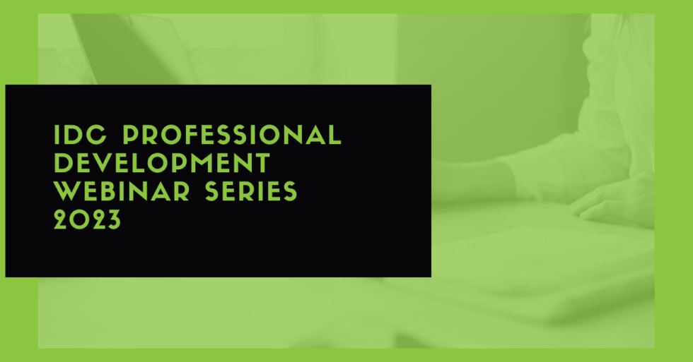 IDC’s professional development webinar series returns for 2023 | IDC
